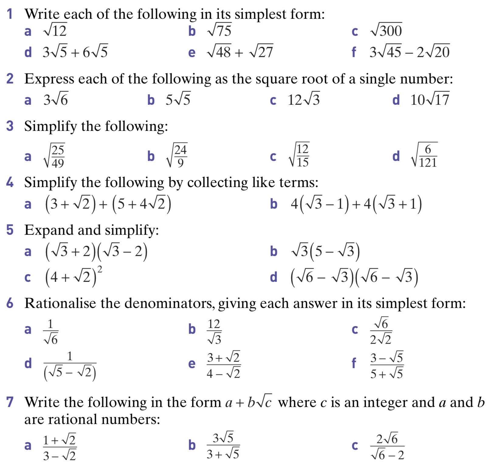 0606. 4. Indices & Surds – Maths with David